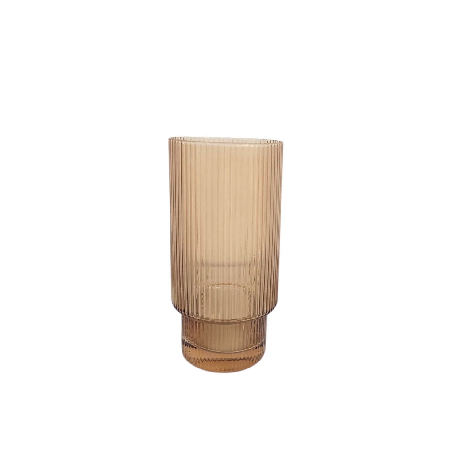 Ribbed Amber High Ball – Event City