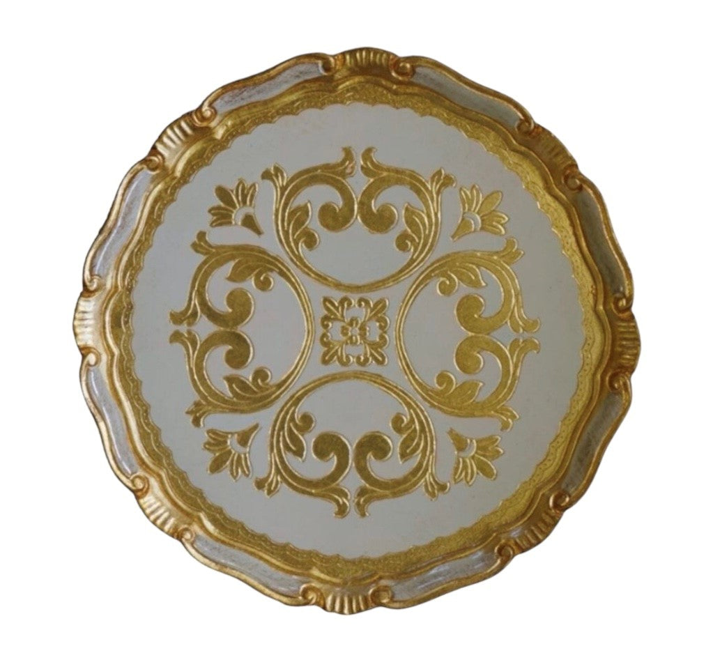 Italy Charger White/Gold – Event City